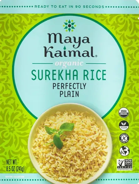 Maya Kaimal Organic Perfectly Plain Surekha Rice – Martie