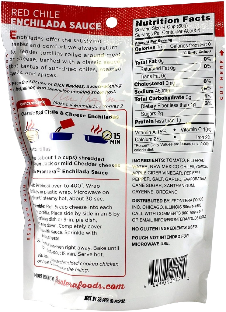 Frontera Mild Red Chili Enchilada Sauce Seasoning Pouch – Martie