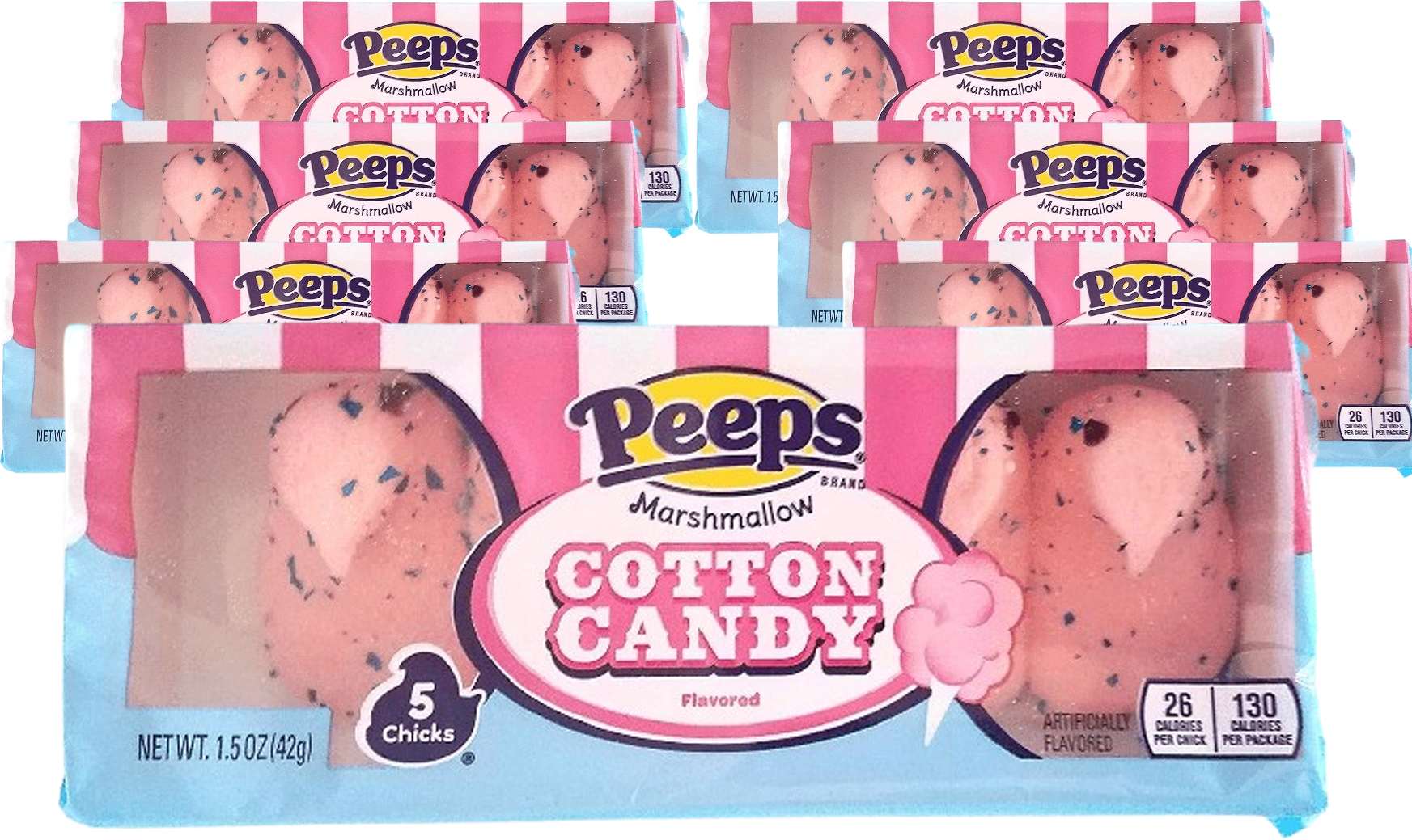 Peeps Cotton Candy Flavored Marshmallow Chicks (6 Pack) – Martie