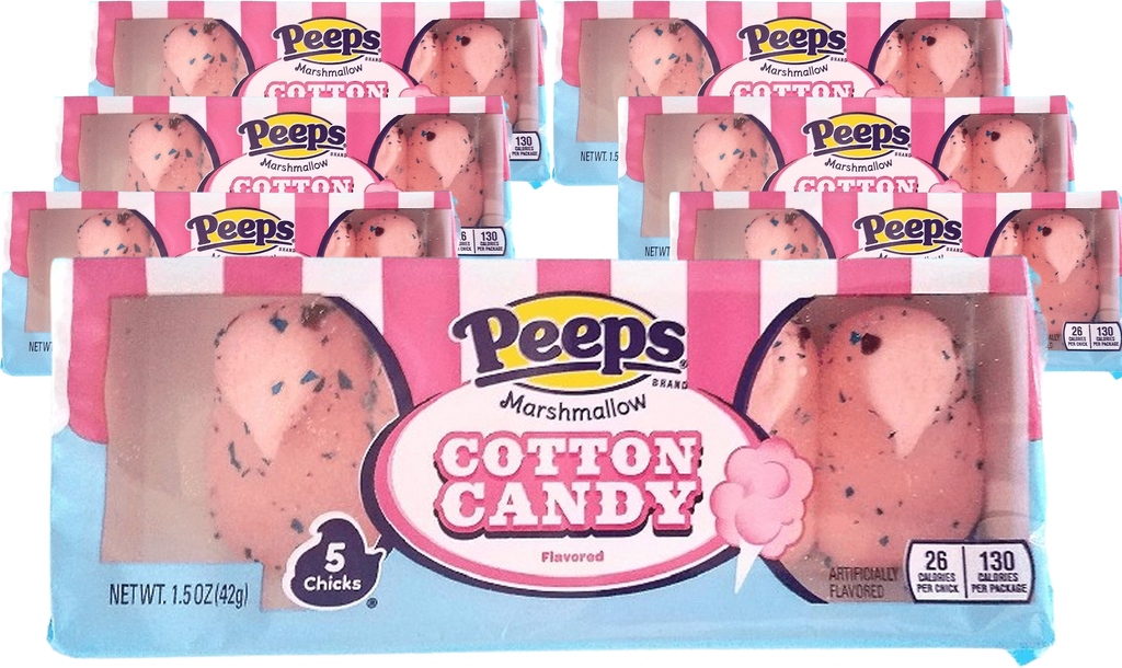 Peeps Cotton Candy Flavored Marshmallow Chicks (6 Pack) – Martie