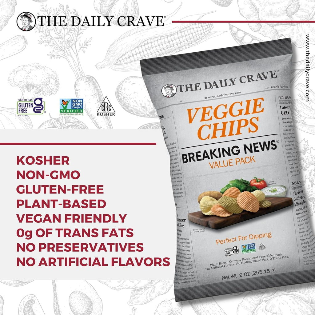The Daily Crave Value Pack Veggie Chips – Martie