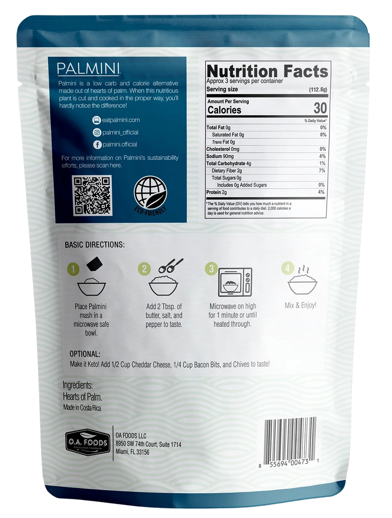 Palmini Mashed Hearts of Palm - Mashed Potato Alternative (6 Pack) – Martie