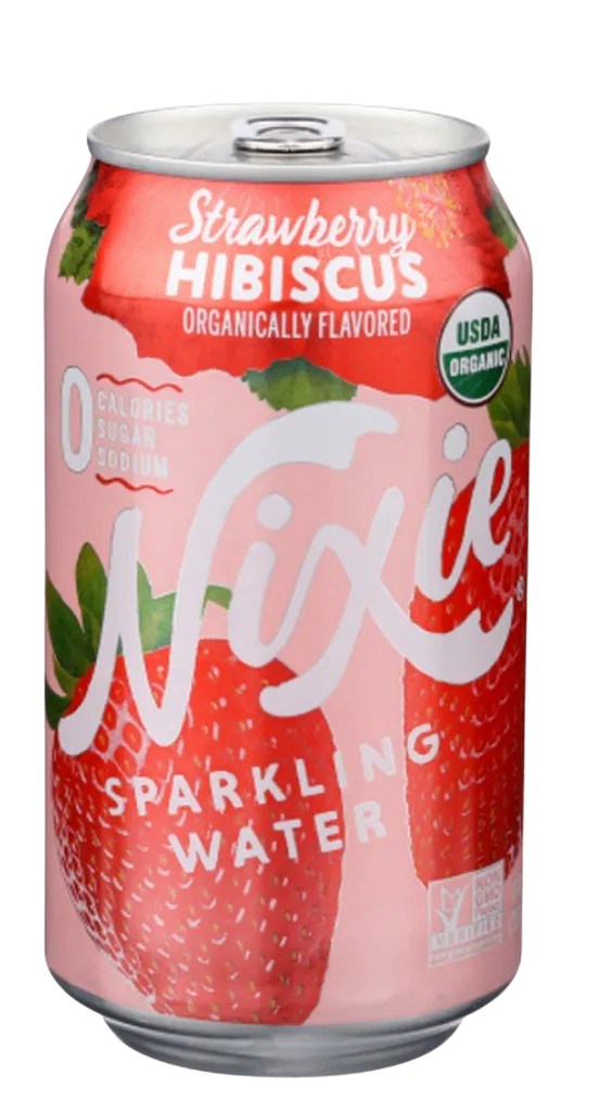 Nixie Sparkling Water - Strawberry Hibiscus (8 Pack) – Martie