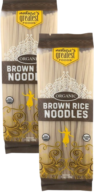 Nature's Greatest Foods Organic Brown Rice Noodle (2 Pack) – Martie