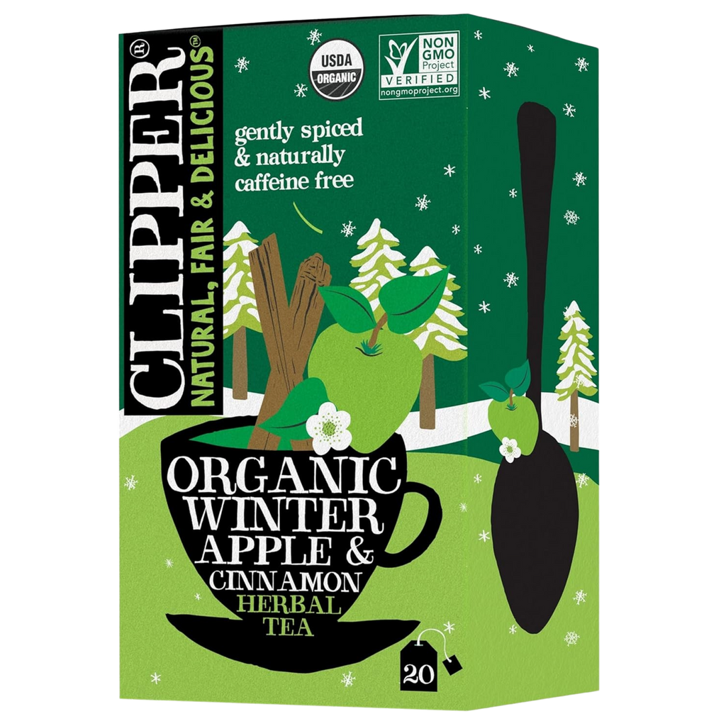 Clipper Organic Winter Apple and Cinnamon Herbal Tea (20 CT) – Martie