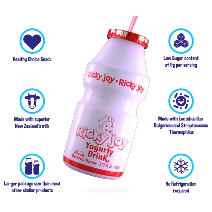 Ricky Joy Mixed Berry Yogurt Drink – Martie