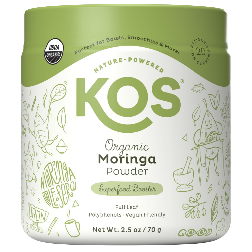 KOS Organic Moringa Leaf Powder Superfood Booster – Martie