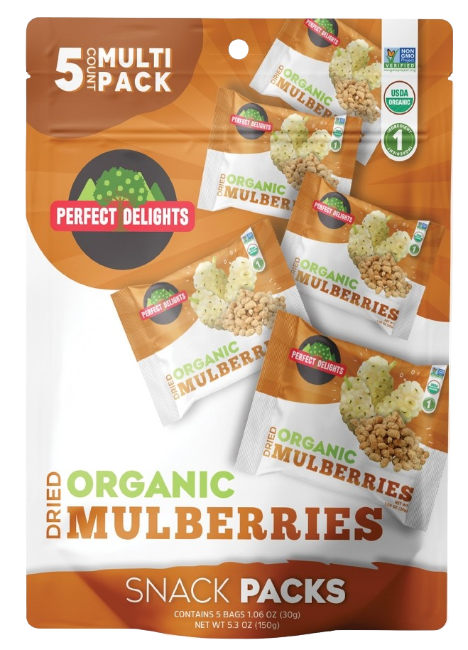 Perfect Delights Mulberries Snack Packs (5 Packs) – Martie
