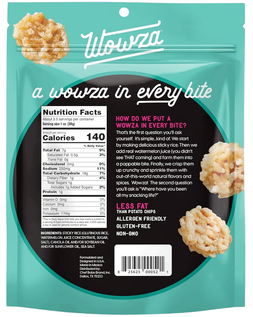Wowza Sea Salt Rice Crisps – Martie