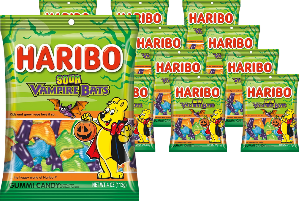 Haribo Sour Vampire Bats Gummi (12 Pack) – Martie