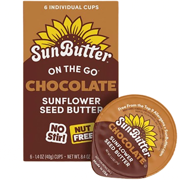 Sunbutter Natural Chocolate Sunflower Seed Butter Cups (6 CT) – Martie