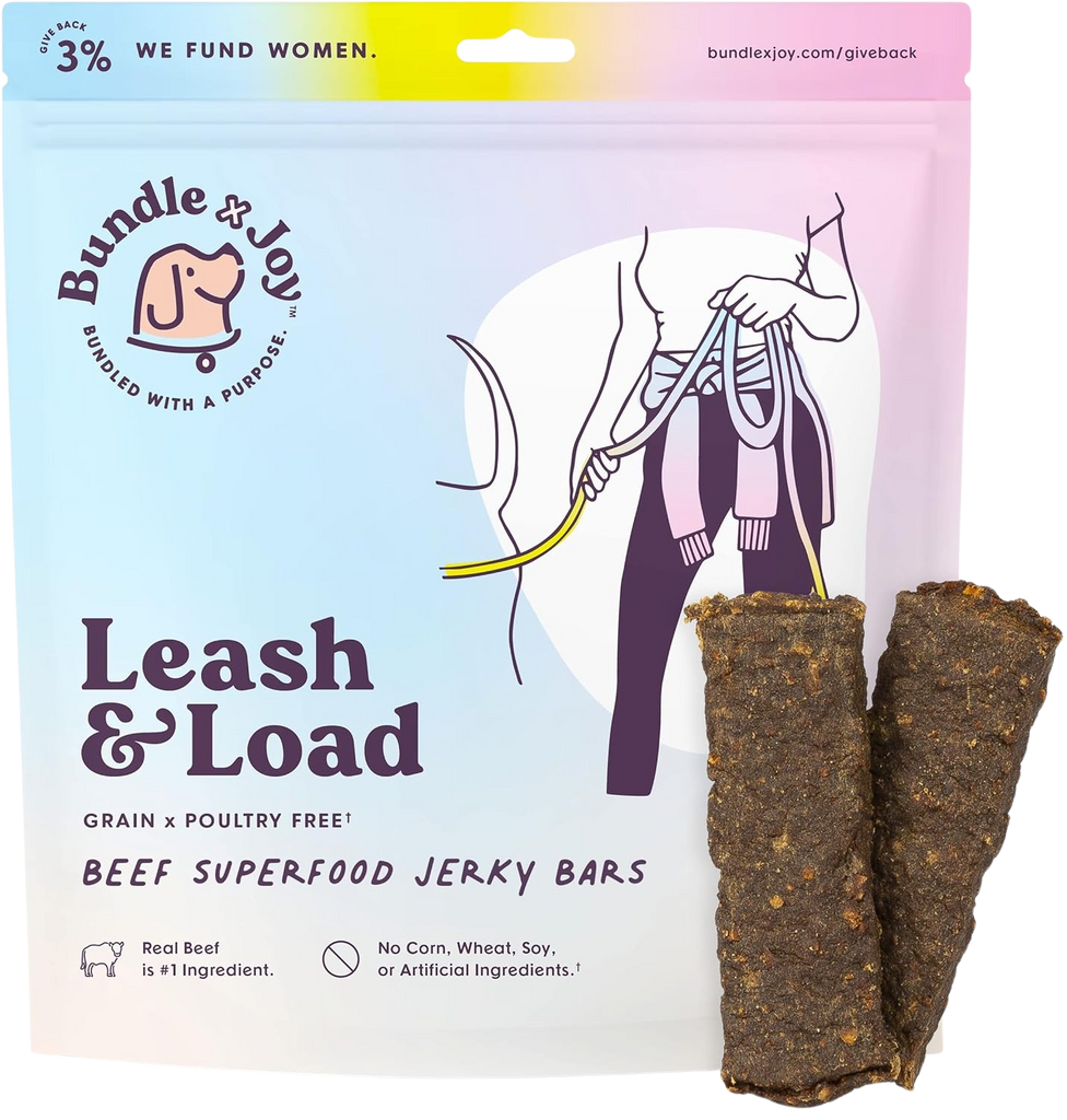 BUNDLE X JOY Leash and Load Beef Superfood Jerky Bars – Martie