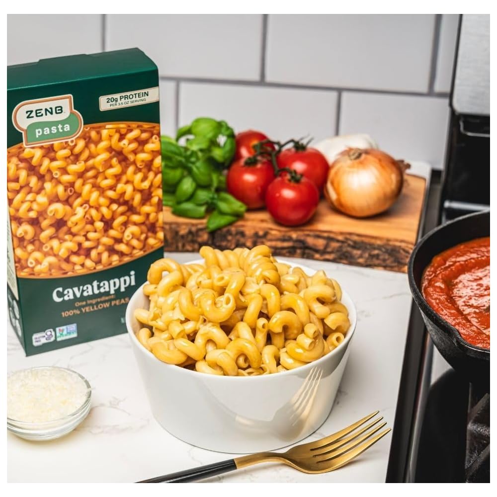 Zenb Pasta Yellow Pea Cavatappi Pasta – Martie