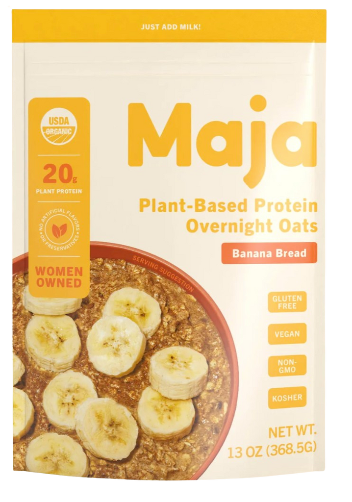 Maja Food Banana Bread Overnight Oats Multiserve pouches – Martie