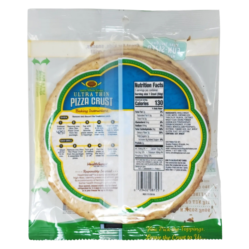 Golden Home Whole Grain Ultra Thin Pizza Crust 7 Inch – Martie