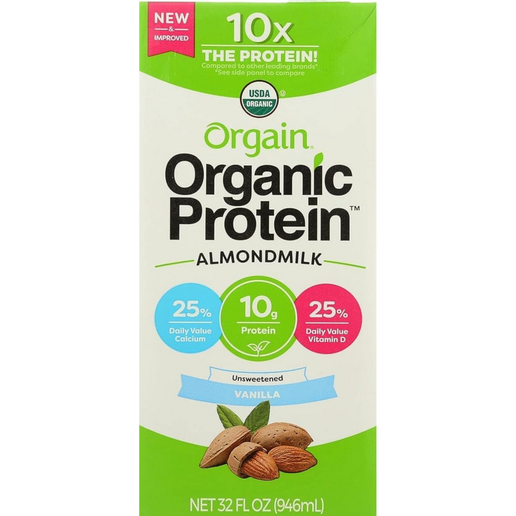 Orgain Organic Almond Milk Unsweetened – Martie