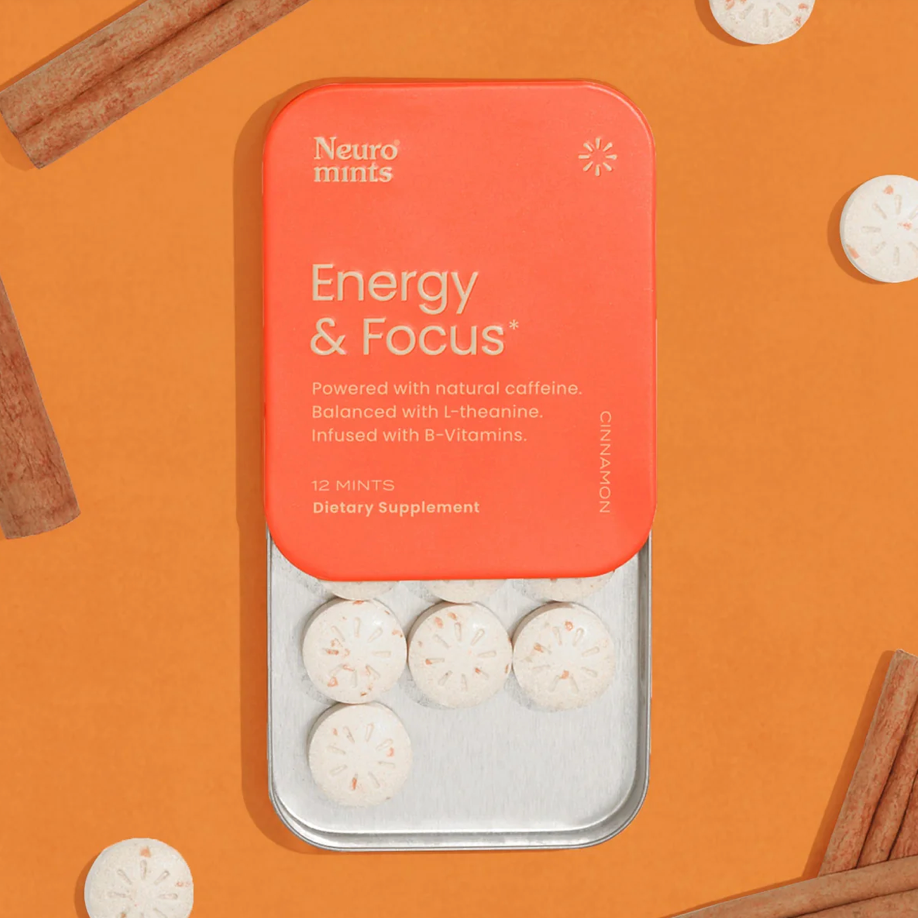 Neuro Mints Cinnamon Energy & Focus Mints (12 Pack) – Martie