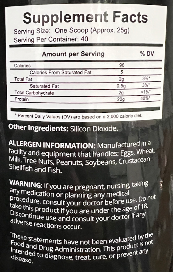 Anyway Protein Unflavored Pea Protein Powder – Martie