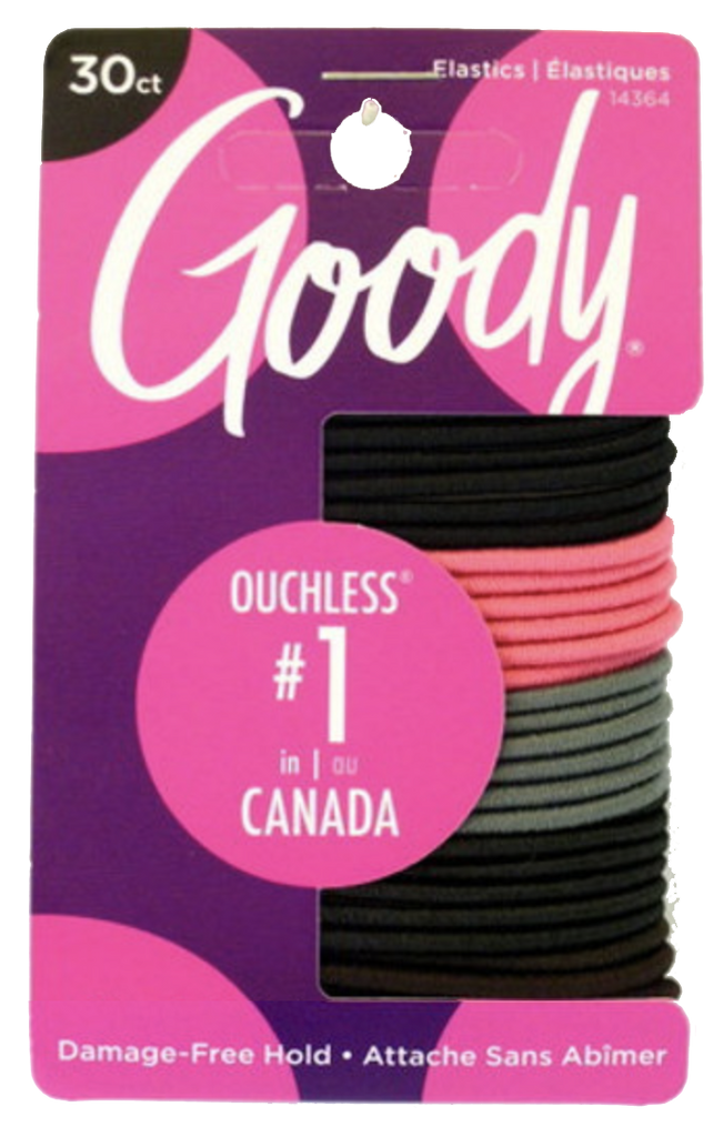 Goody Elastics Ouchless Assorted Colors (30 CT) – Martie