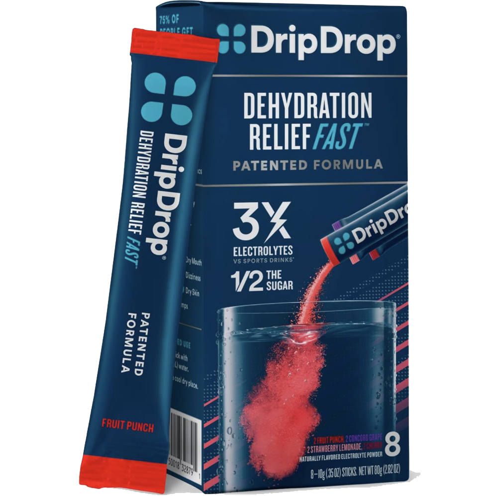 DripDrop Dehydration Relief Fast Electrolyte Drink Mix - Variety Pack ...