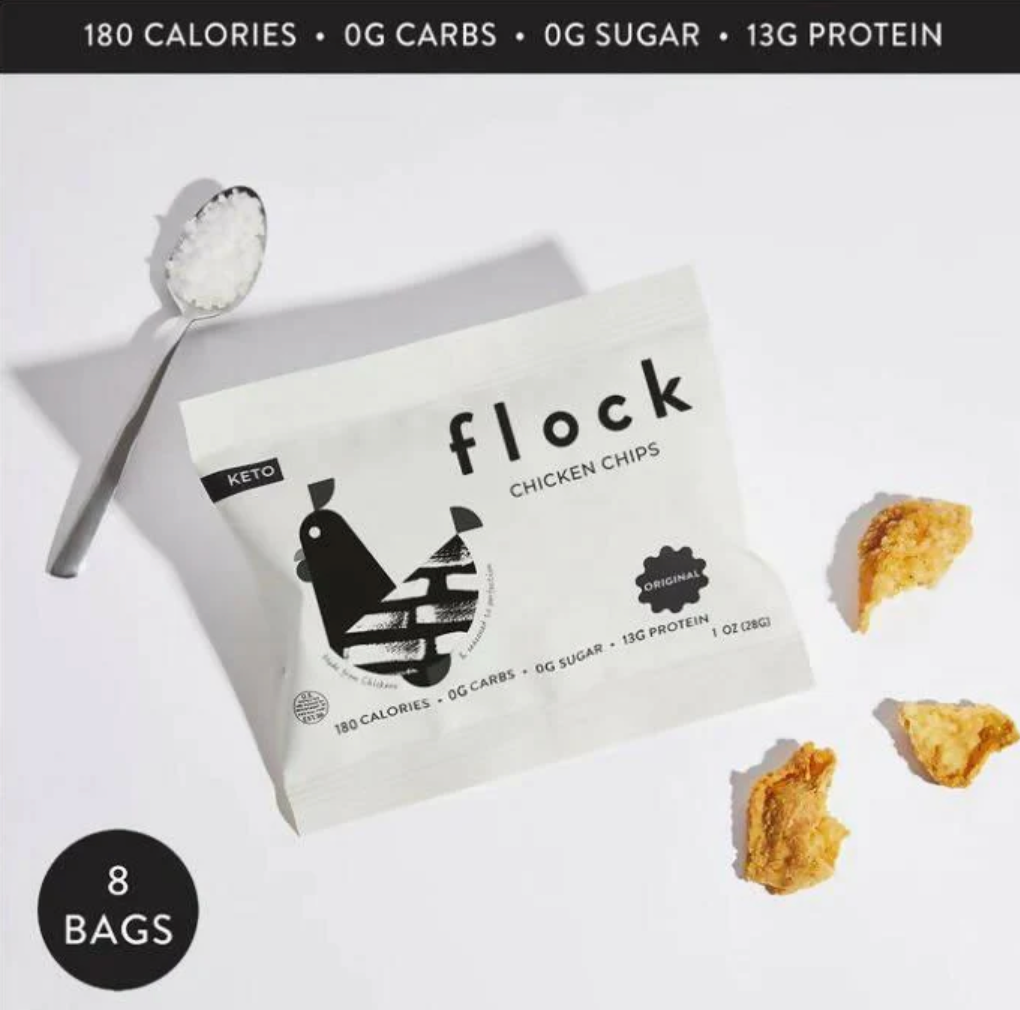 Flock Original Chicken Crisps (8 Pack) – Martie