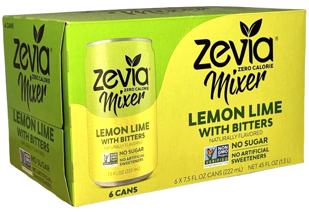 ZEVIA Dry Lemon Lime Zero Calorie Mixer (6 Pack) – Martie