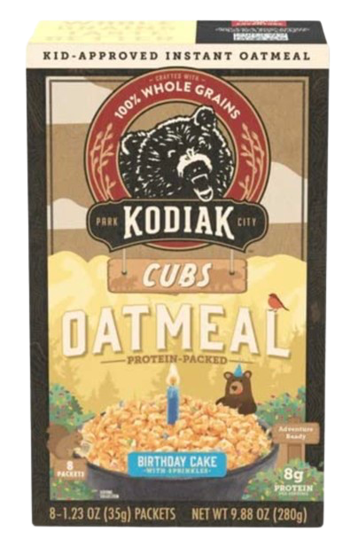 Kodiak Kids Birthday Cake Oatmeal – Martie