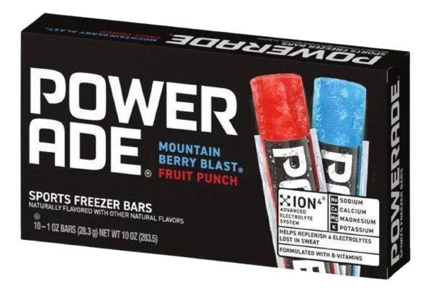 Powerade Mountain Berry & Fruit Punch Ice Pops (10 Pack) – Martie