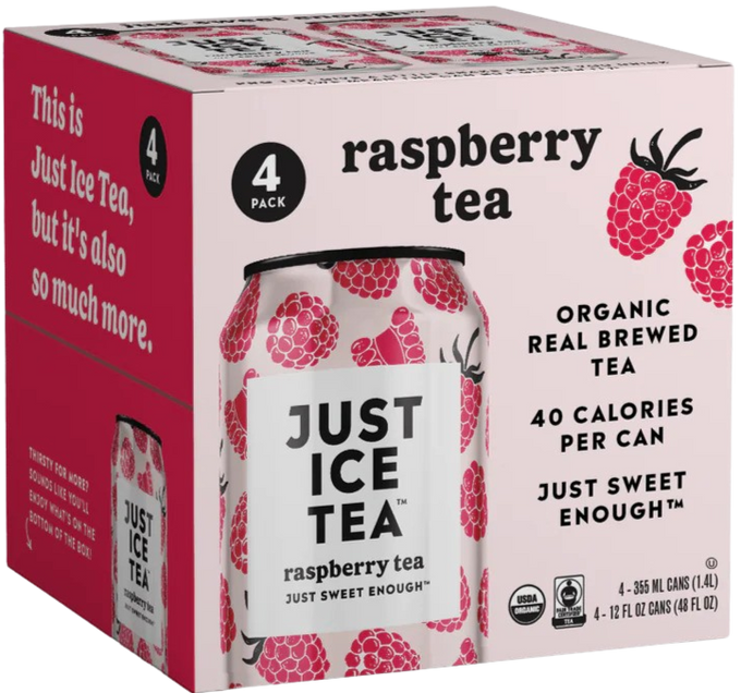 Just Ice Tea Raspberry Black Tea (4 Pack) – Martie