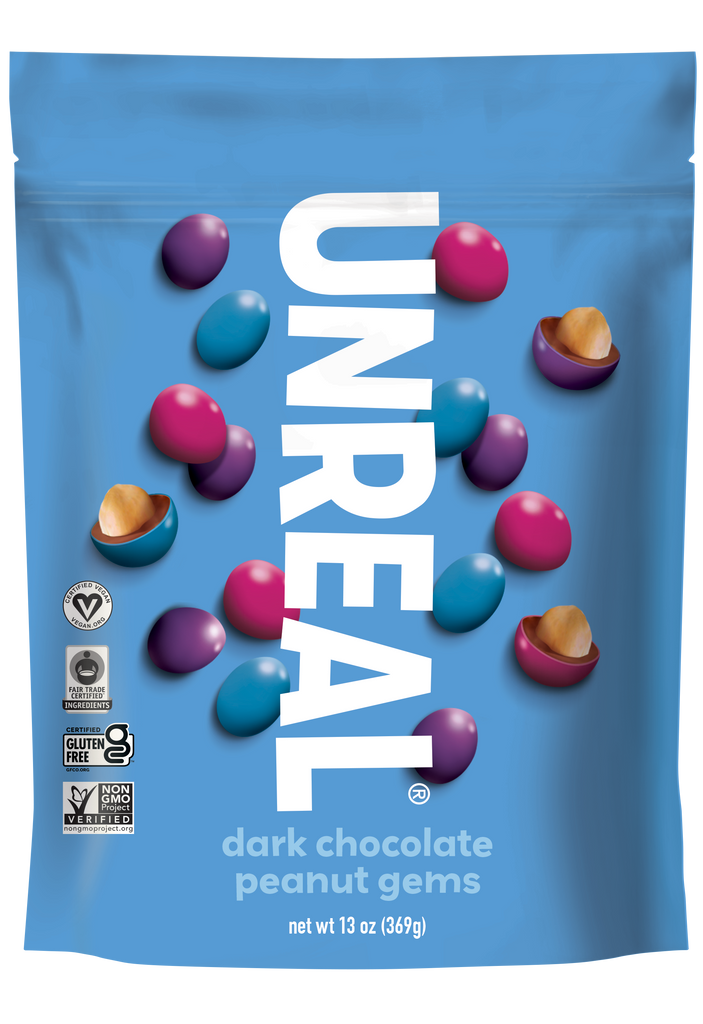 Unreal Dark Chocolate Peanut Gems – Martie