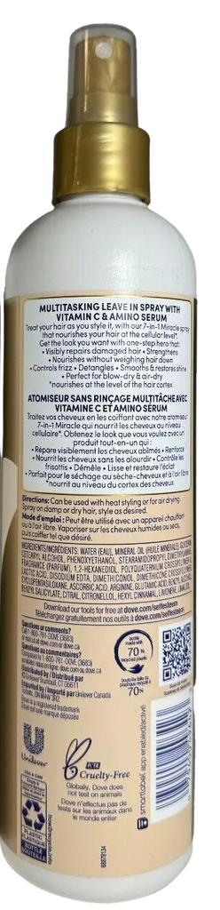 Dove Hair therapy 7 in 1 miracle leave-in Mist – Martie
