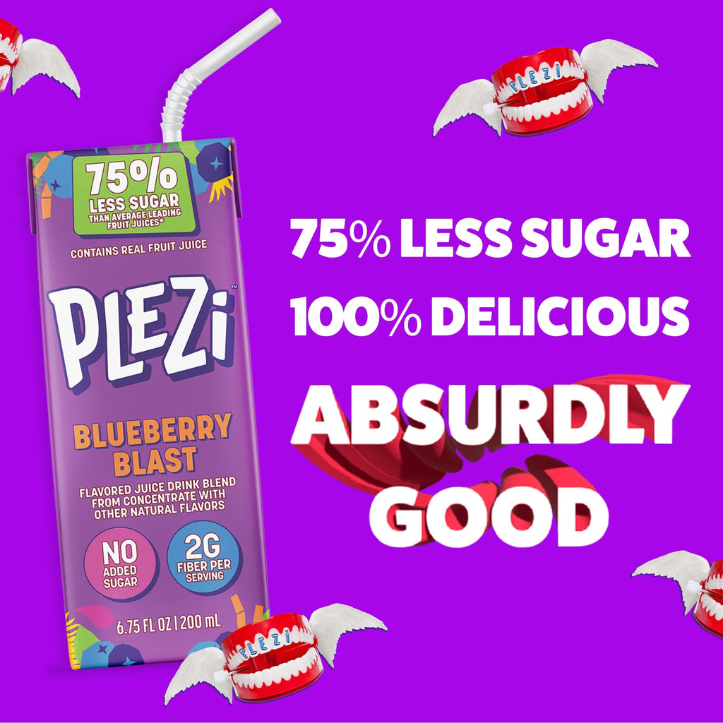 Plezi Blueberry Blast Juice Kids (8 Pack) – Martie