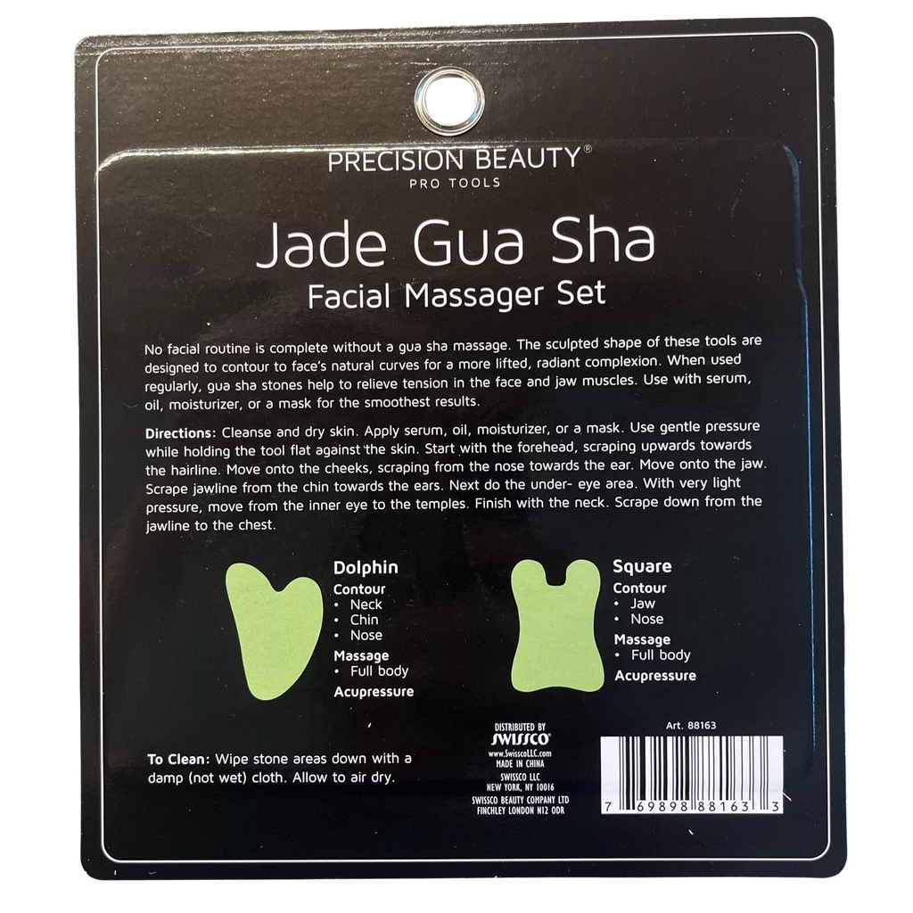 Precision Beauty Jade Gua Sha - Facial Massager Set – Martie