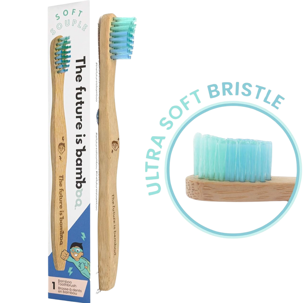 The Future Is Bamboo Superhero Kids Toothbrush – Martie
