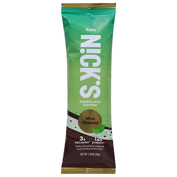 Nick's Mint Choklad Snack Bar (12 Pack) – Martie