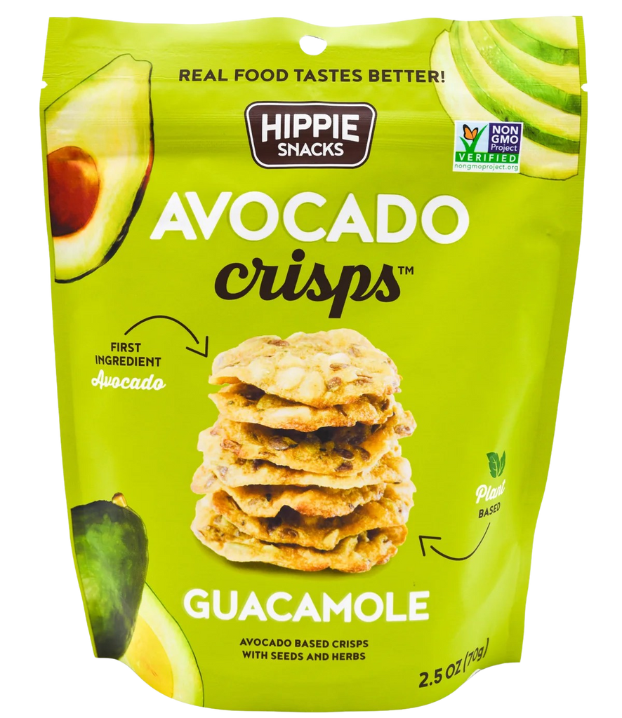 Hippie Snacks Avocado Crisps Guacamole – Martie