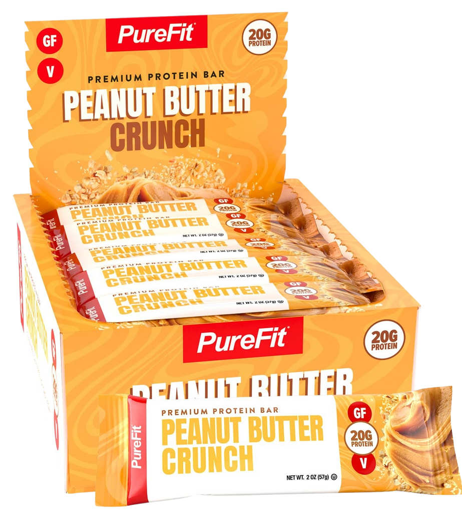 PureFit Peanut Butter Crunch Protein Bar (16 Pack) – Martie