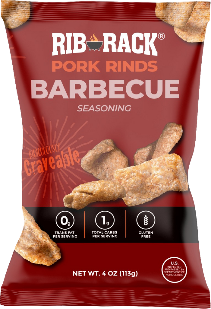 Rib Rack Barbecue Pork Rinds – Martie