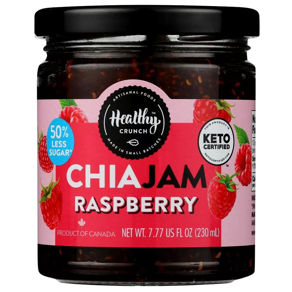 Healthy Crunch Raspberry Chia Jam – Martie