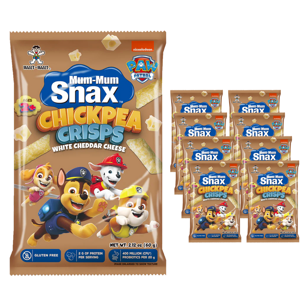 Mum-Mum Paw Patrol Snax Chickpea Crisps Cheese (8 Pack) – Martie