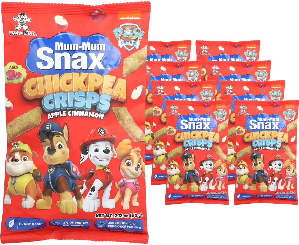 Mum-Mum Paw Patrol Snax Chickpea Crisps Cheese (8 Pack) – Martie