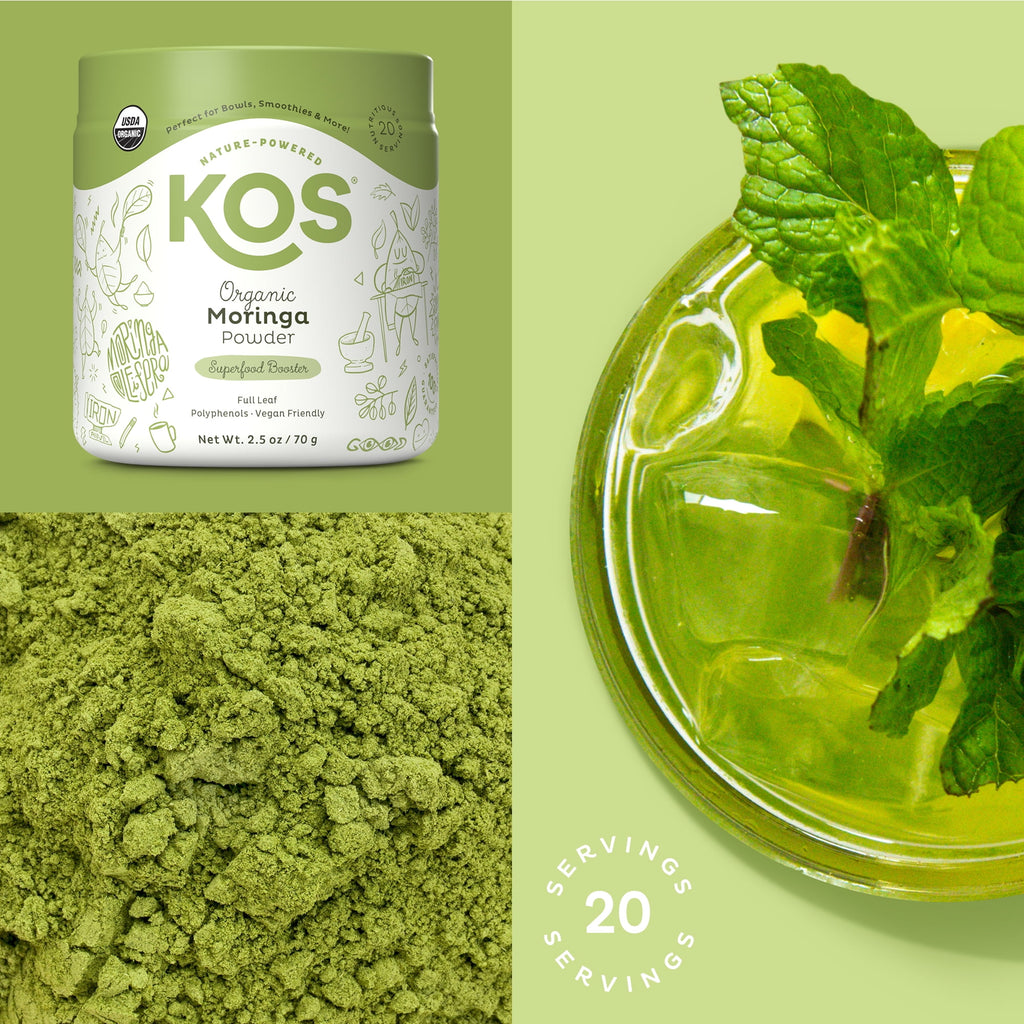 KOS Organic Moringa Leaf Powder Superfood Booster – Martie
