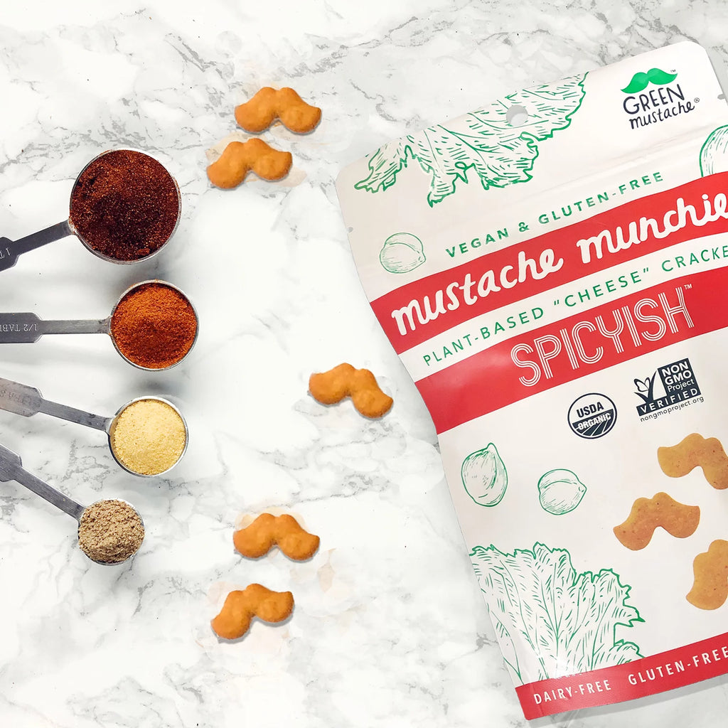 Green Mustache Spicyish Plant Based Crackers – Martie