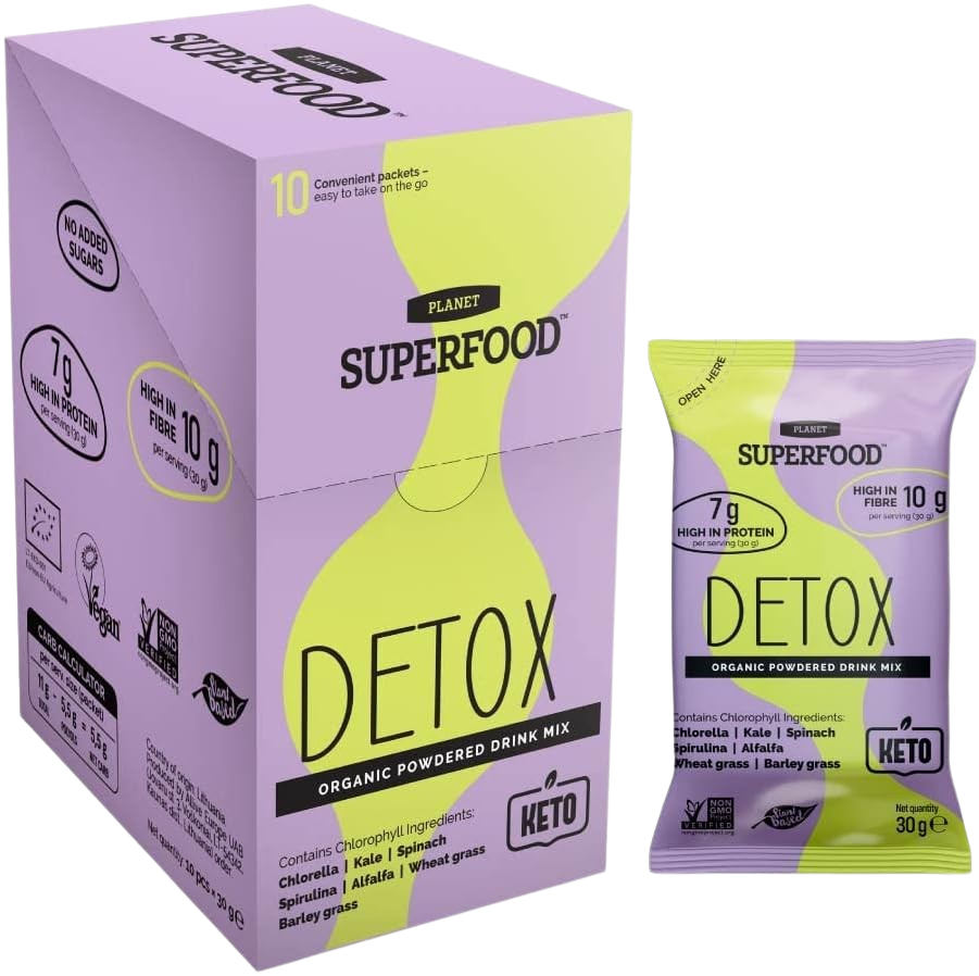 Planet Superfood Organic Powdered Drink Mix - Detox (10CT) – Martie