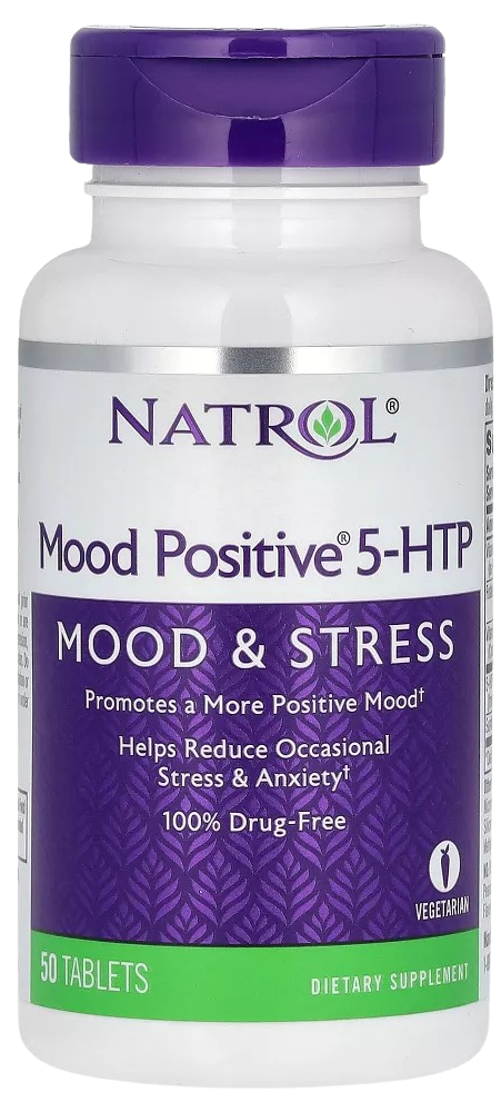 Natrol Mood + Stress Mood Positive 5-HTP (50 Tablets) – Martie
