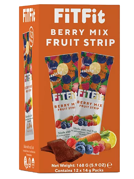 FIT FIT Fruit Strips Berry Mix (6 Pack) – Martie