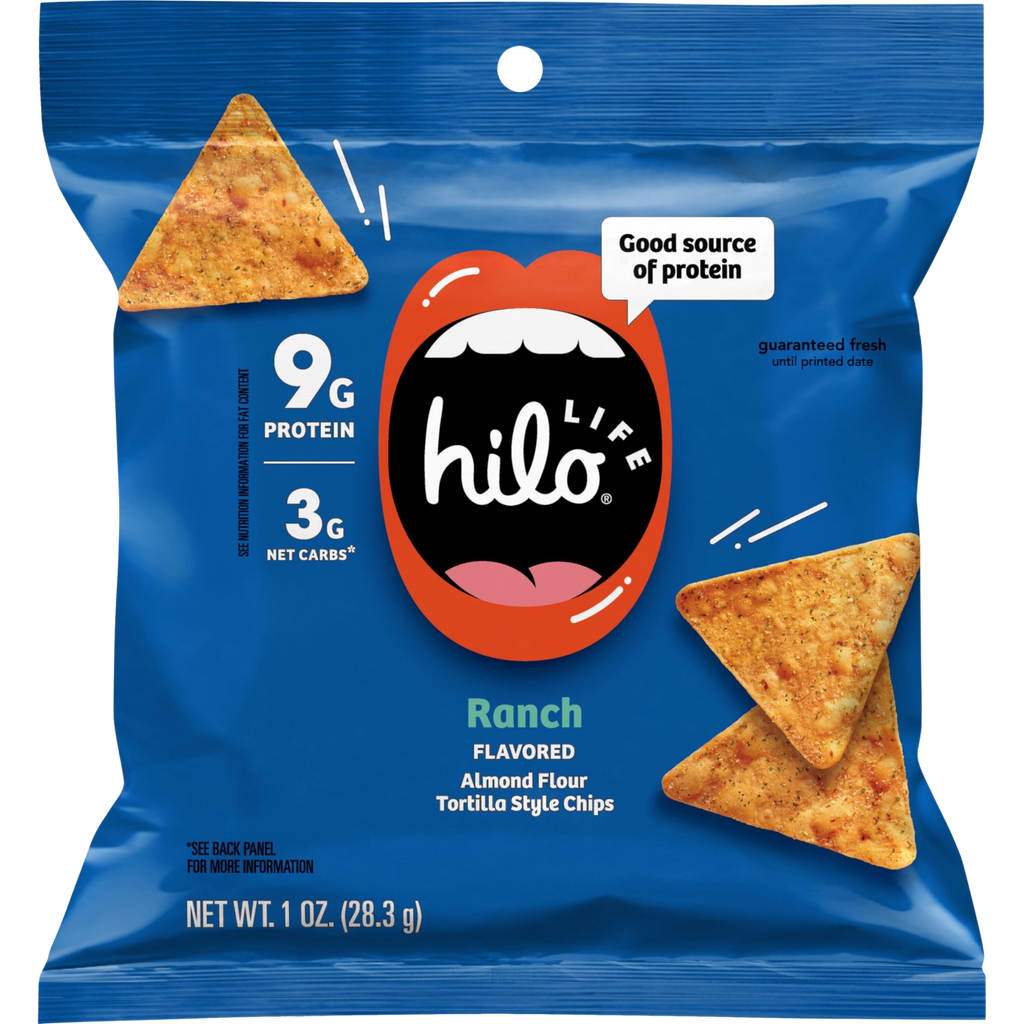 Hilo Life Snacks Ranch Almond Flour Tortilla Chips – Martie