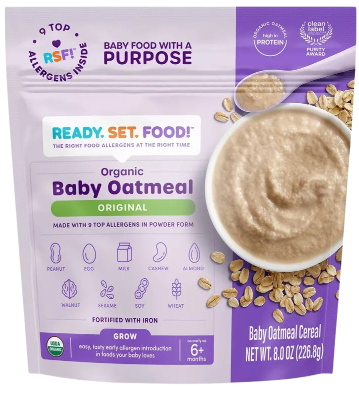 "Ready, Set, Food!" Original Baby Oatmeal – Martie