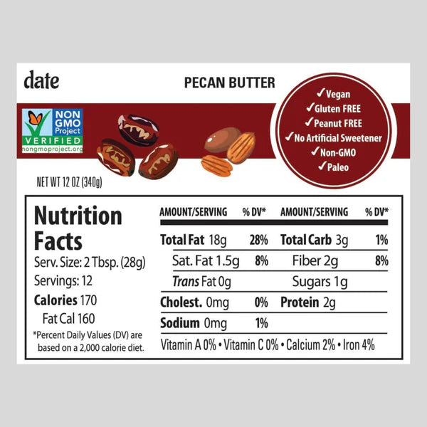 Abby's Better Nut Butter Date Pecan Nut Butter – Martie