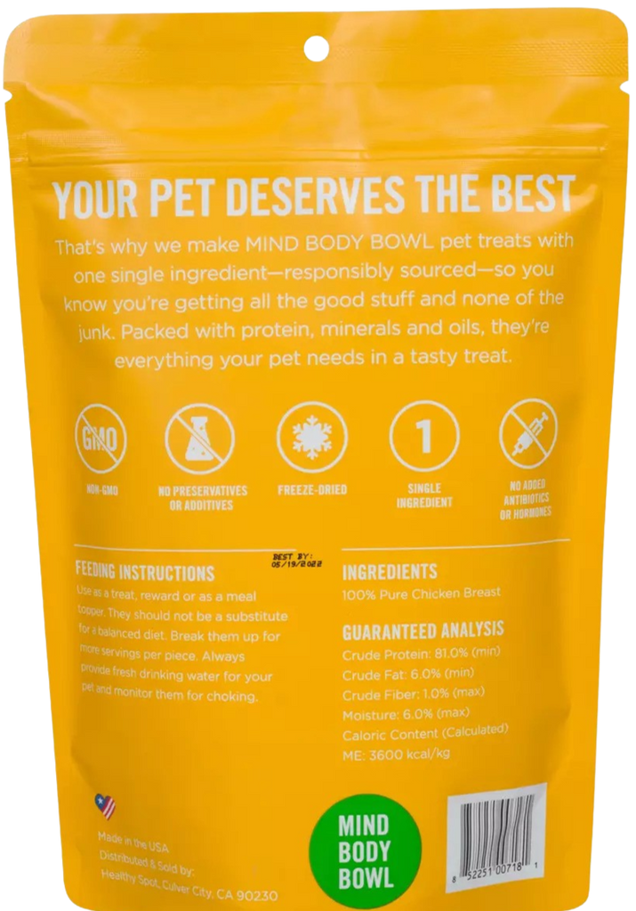 MIND BODY BOWL Chicken Breast Dog & Cat Treat – Martie